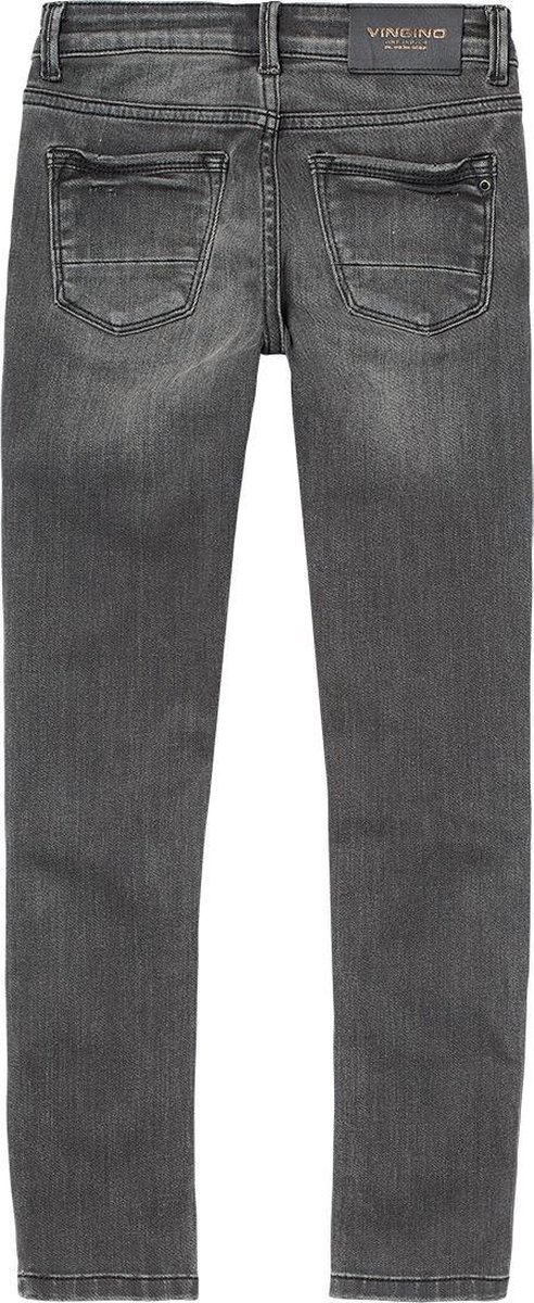 Vingino - Jeans Aukje Skinny Dark Grey Vintage - Maat 176 | bol.com