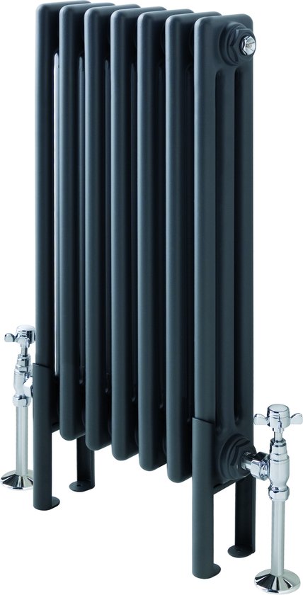 Eastbrook radiatorvoeten (paar) voor de Rivassa 3 kolom mat antraciet ...