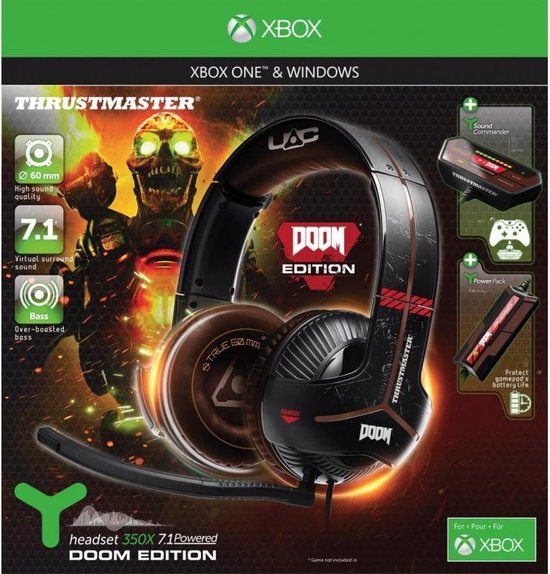 Thrustmaster Y350X 71 Powered Gaming Headset Doom Limited Edition | bol.com