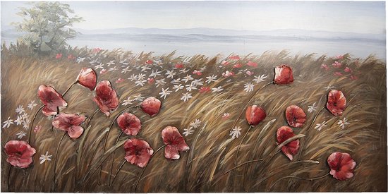 Décoration murale fleurs | 120 * 60 * 4 cm | Multicolore | Le fer ...