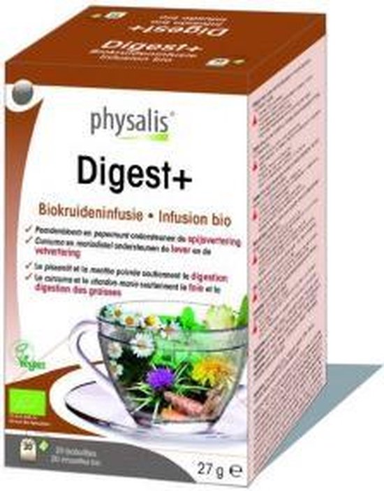 Physalis Digest+ thee bio 20 Zakjes | bol