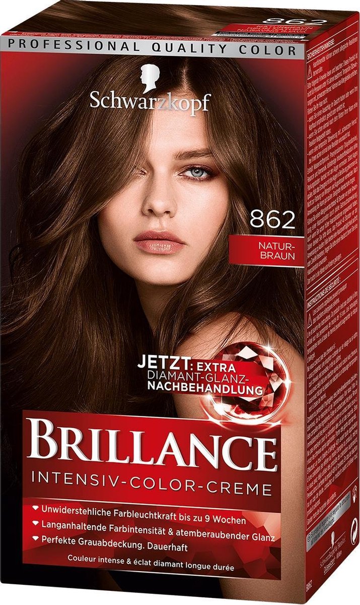 Schwarzkopf Brillance Intensive Color Creme haarkleuring Bruin | bol.com