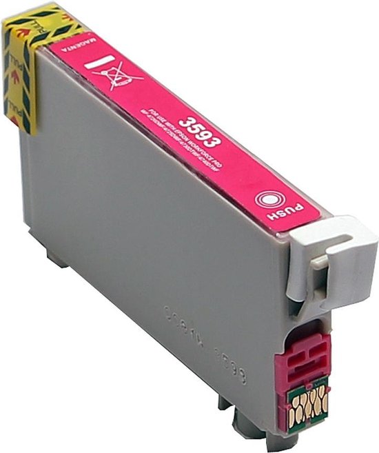 ABC huismerk inkt cartridge geschikt voor Epson 35XL magenta voor ...