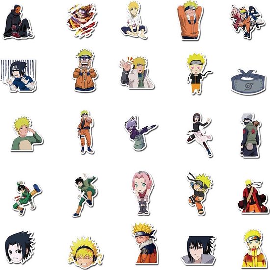 Naruto stickers – Naruto – 50 stuks – Anime stickers - Naruto manga ...