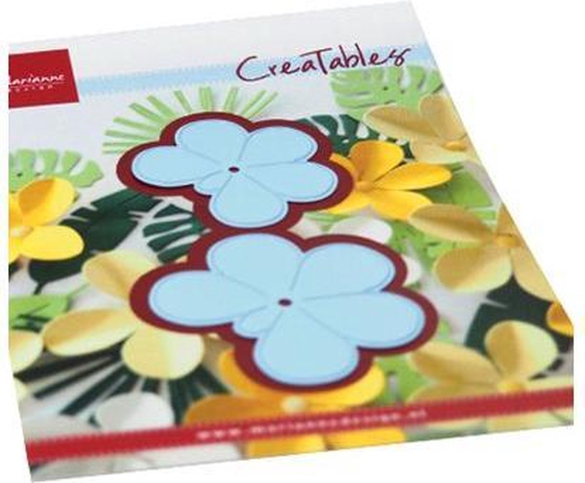 Marianne Design Creatables Snij en Embosstencil - Plumeria Bloem | bol.com