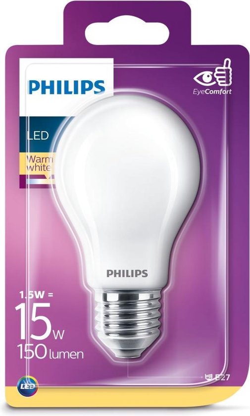 Philips Led Classic 15w E27 Ww A60 Fr Nd Srt4 Verlichting