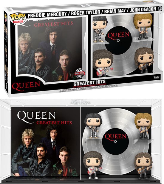 Funko Queen POP! Albums Vinyl Figure 4-Pack Greatest Hits | Games | bol.com