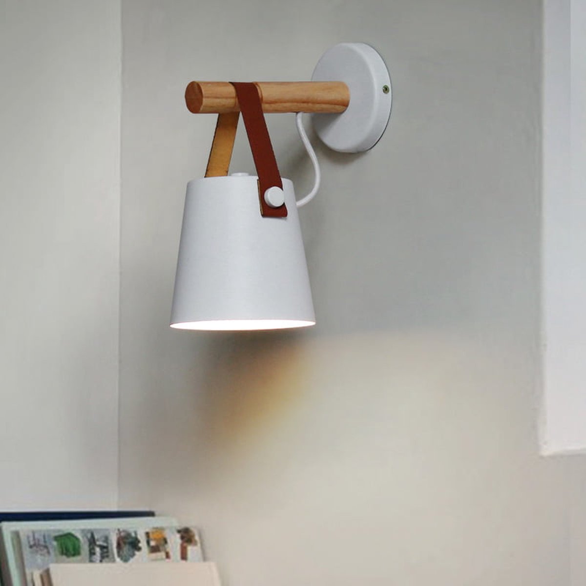 Nordic Wandlamp Wit | bol.com