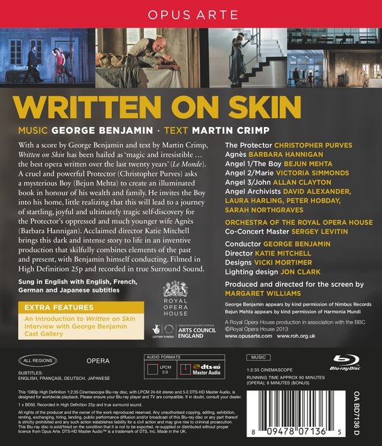 Royal Opera House - Written On Skin (Blu-ray), Royal Opera House ...