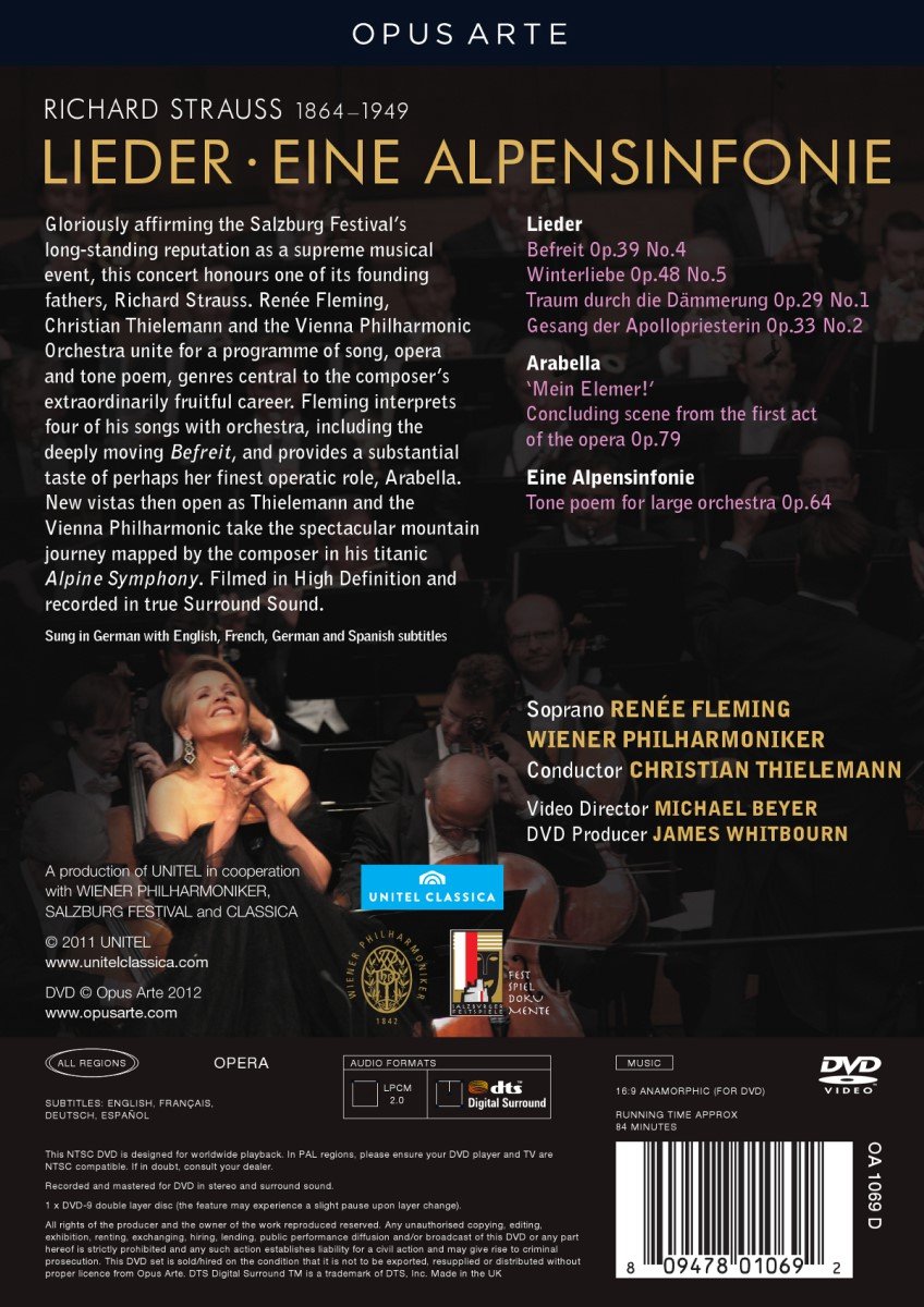 Renée Fleming, Wiener Philharmoniker, Christian Thielemann - Stauss ...