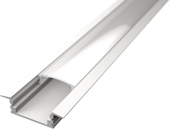 Leddle -WIT Aluminium Inbouw Profiel - Inclusief Dekking Voor Profiel ...