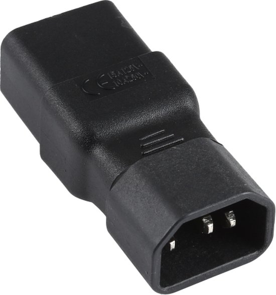 C14 naar C19 Wisselstroomstekker Adapter Converter Socket | bol