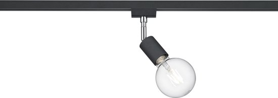 Trio DUOline - spot Industrieel - Zwart - E27 - B:10cm - L:42cm ...