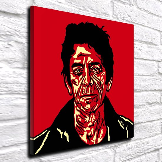 Lou Reed Pop Art Poster - 90 x 90 cm Fotopapier Mat 180 gr - Popart ...