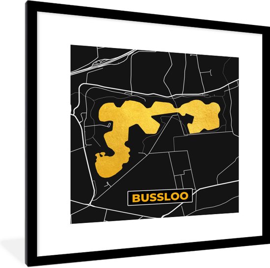 Fotolijst incl. Poster - Kaart - Plattegrond - Stadskaart - Nederland ...