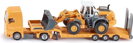 SIKU 1839 Dieplader met Wiellader | bol