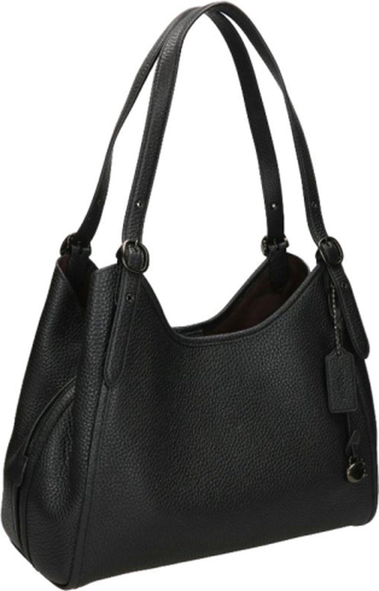 Coach Grote Schoudertas / Crossbody Tas Dames - Leer - Lori - Zwart ...