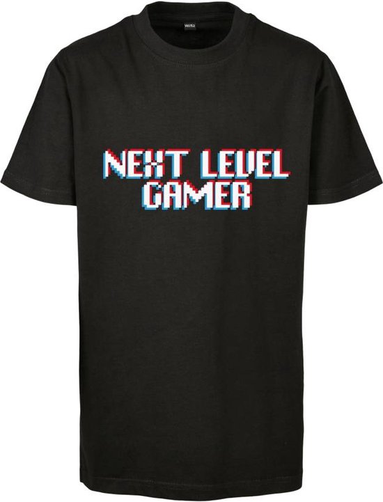 Mister Tee - Next Level Gamer Kinder T-shirt - Kids 122/128 - Zwart | bol