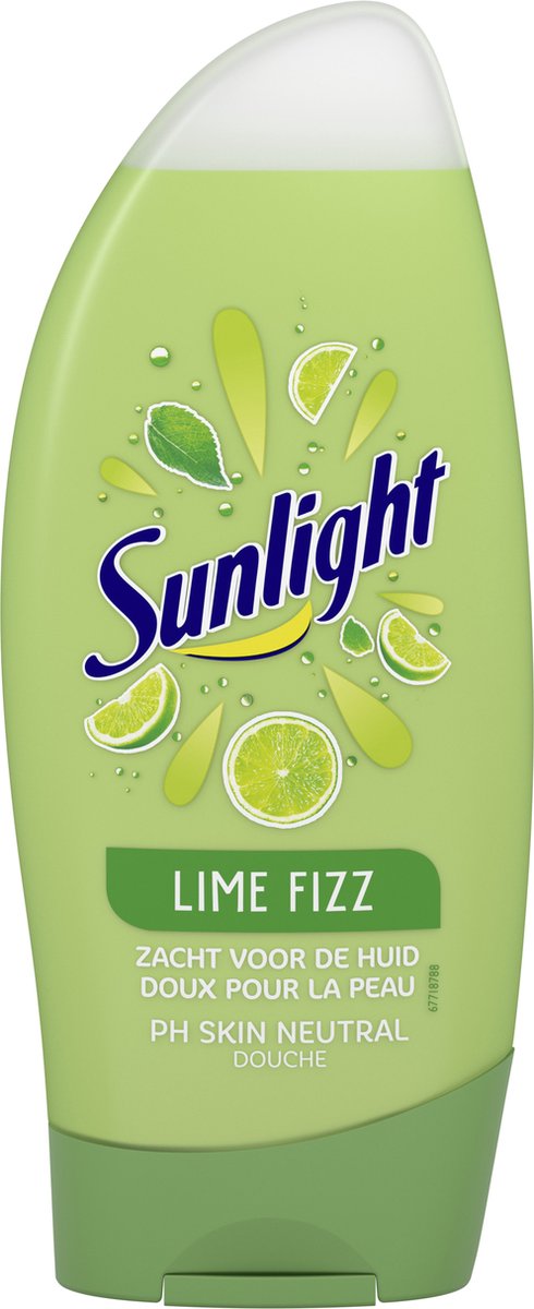 Sunlight Zeep Douchegel - Lime Fizz - Voordeelverpakking 6 x 250 ml | bol