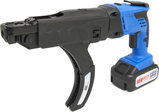 Professionele 9-55 mm. 18 Volt 4.0 Ah Accu Gipsplaat Schroefmachine ...