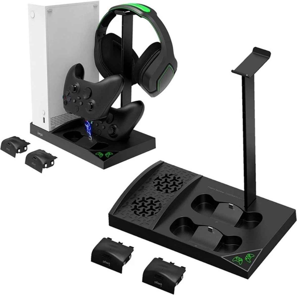 IPEGA - Xbox Series S docking station - Xbox oplaadstation - Charging ...