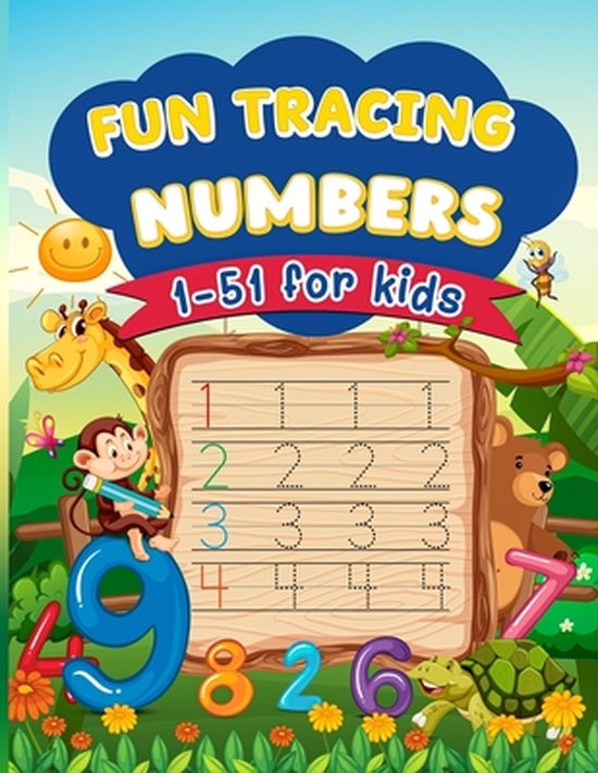 fun tracing numbers 1-51 for kids: Fun Activities For Kids Tracing ...