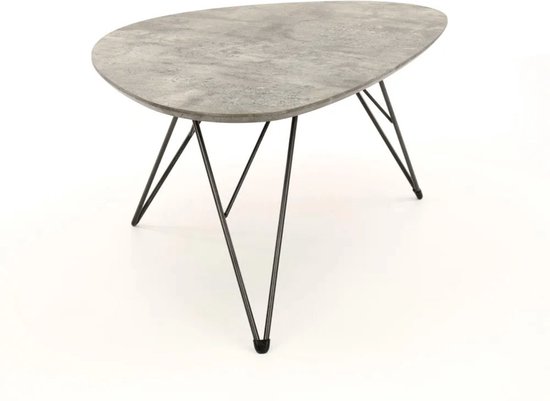 DePauwWonen | Nier 90x60 3d texture Salontafel | 90x60x42 cm ...
