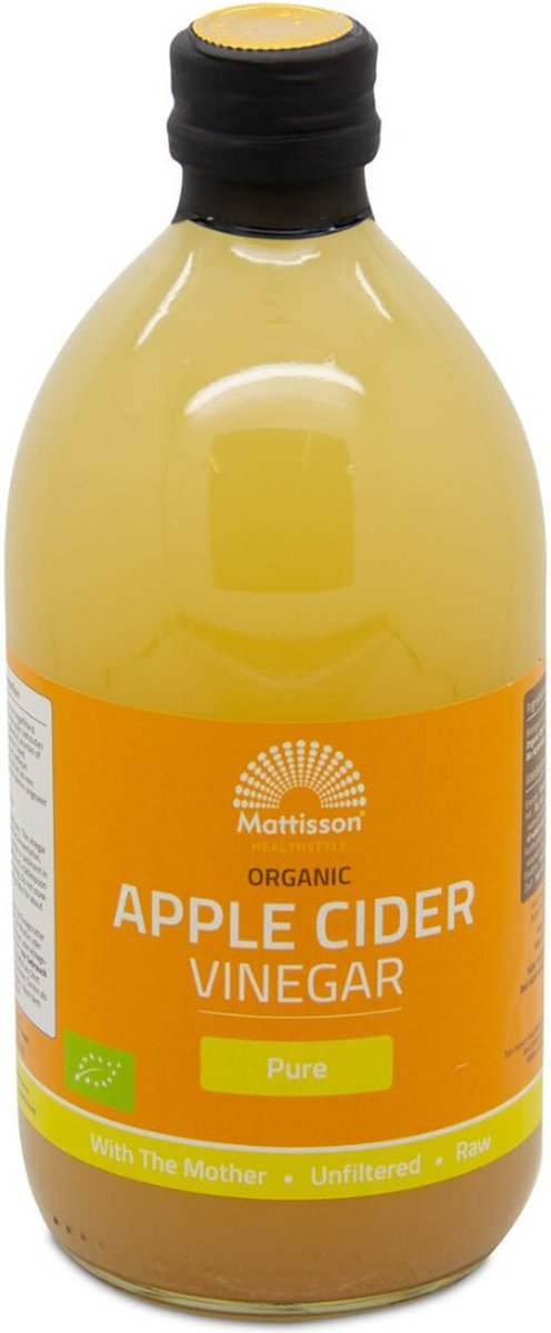 Mattisson - Biologische Apple Cider Vinegar (Appelazijn) - Puur - Vegan ...