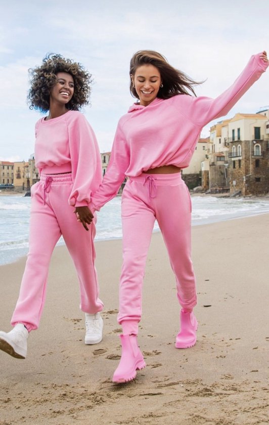 Roze Dames Trainingspak / Joggingpak Maat M | bol.com