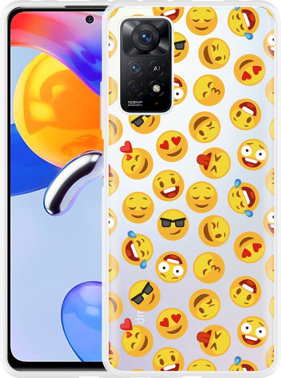 Redmi Note 11 Pro/11 Pro 5G Hoesje Emoji - Designed by Cazy | bol.com