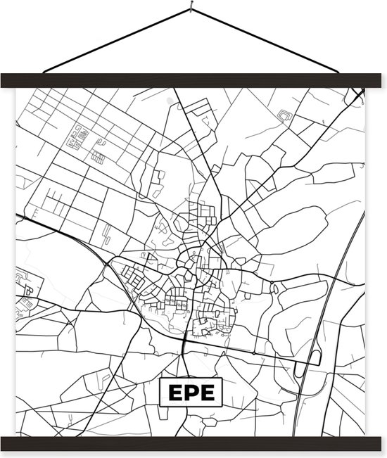 Posterhanger incl. Poster - Schoolplaat - Epe - Plattegrond - Kaart ...