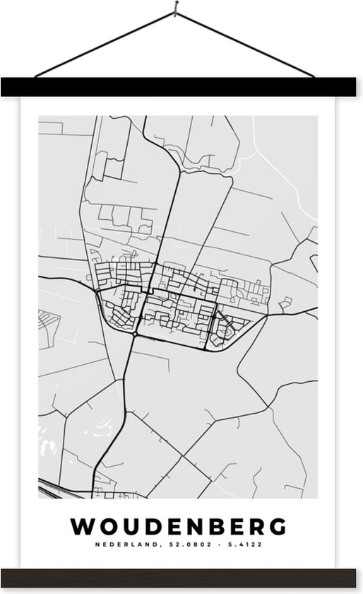 Posterhanger incl. Poster - Schoolplaat - Plattegrond - Woudenberg ...