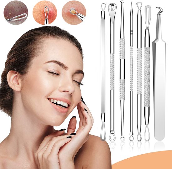 Tooca Mee-eter Remover Tool - Comedonenlepels - Mee-eters & Acne ...