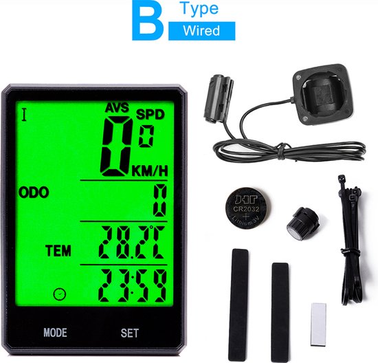 Fietskilometerteller - Waterdicht - Weg MTB Fiets - Computer ...