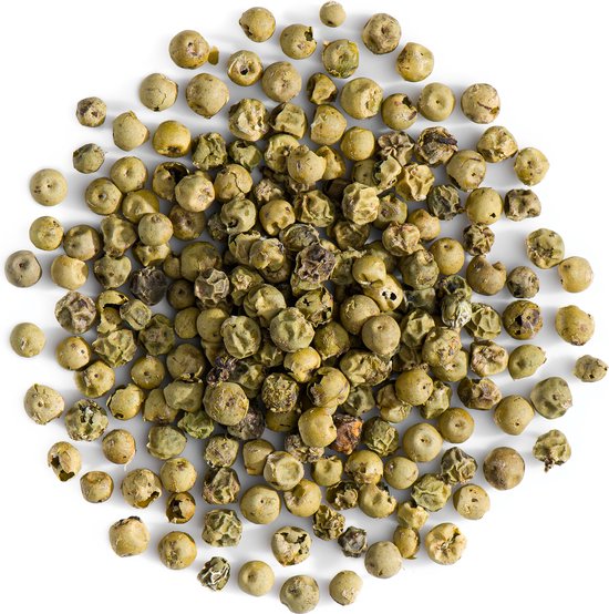 Groene Peperkorrels Voor De Molen - Groene Peperkorrels In Hun Geheel ...