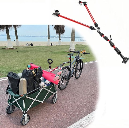 Fietsaccessoires Camping Trailer Hitch Verbindingsstang van Aluminium ...