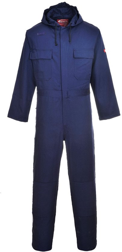 Portwest Bizweld Overall met capuchon BIZ6 - Marine - XXL | bol