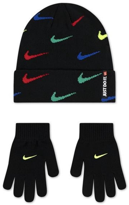 Nike Kids Swoosh Repeat Muts Zwart | bol