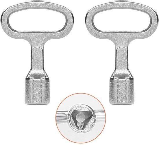 EXCITAT 2 stuks - Sleutels - Metalen sleutels - Driehoekige sleutels ...