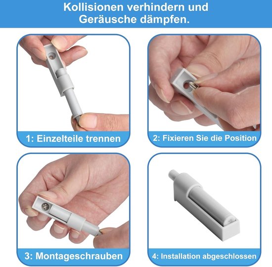 Premium Deurdempers - Set van 17 stuks voor Kastdeuren | Eenvoudig te ...
