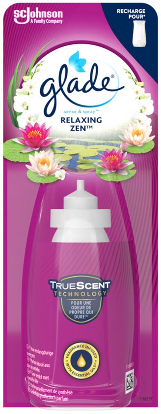 2 x Glade - Sense & Spray Navulling - Relaxing Zen - 18 ml - Geur ...