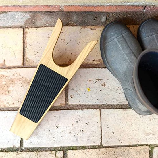 Houten Boot Jack - Wellington Laarzen Verwijder Tool met Modder ...