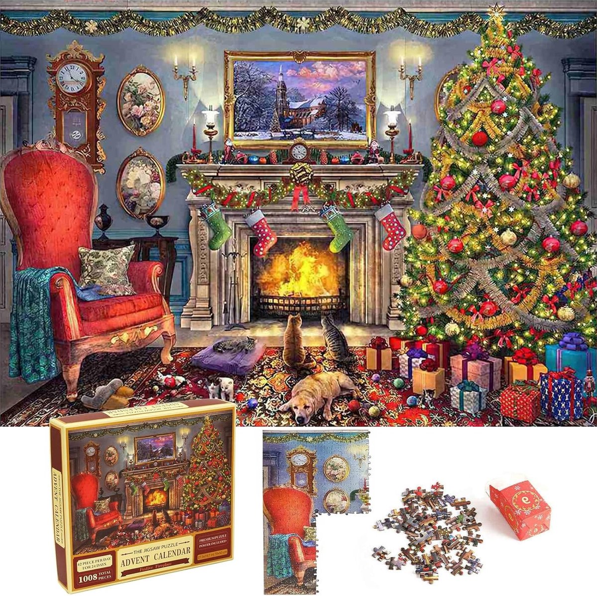Adventskalender legpuzzel 2025 | 24-daagse Kerstadventskalender ...
