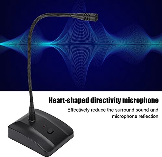 Lazmin Table Conference Microphone Wired Conference Gooseneck ...