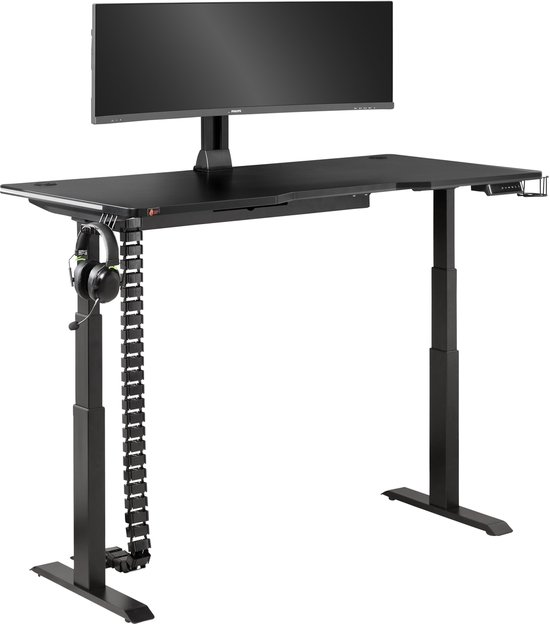 Vulkan Gear - Gaming Bureau "Pompeii" - 120 x 60 - Zit/Sta Bureau ...