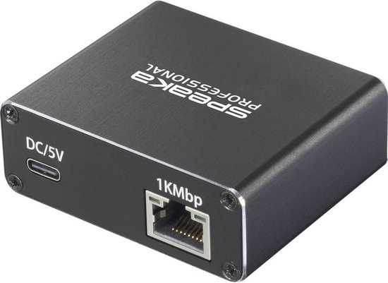 SpeaKa Professional SP-GNS-240 Splitter 2 poorten USB-C 1 GBit/s USB ...