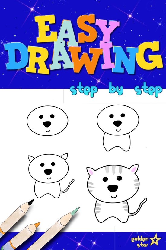 Easy Drawing – Step by Step - Easy Drawing (ebook), Golden Star ...