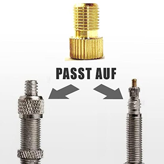 Fietsventieladapter Sleutelhanger voor Verschillende Fietsventielen ...