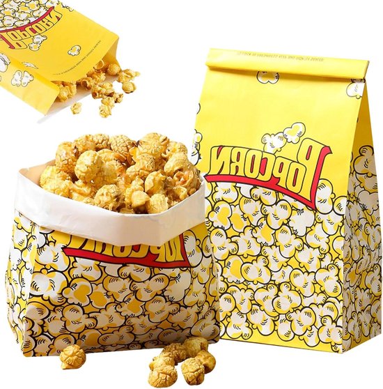 Allecto Plus - Grote snackzakjes voor popcorn, chips, koekjes ...