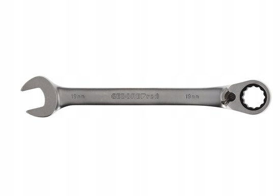 Gedore Ringsleutel met Ratel 19mm, 247mm - Flexibel en Duurzaam | bol